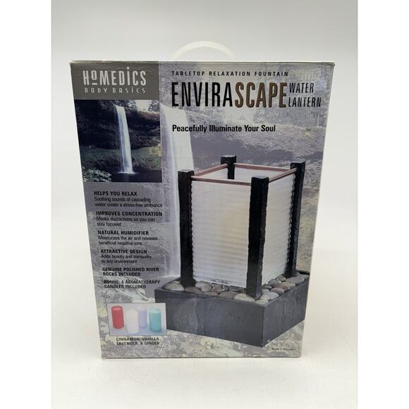 Homedics | Accents | Homedics Envirascape Tabletop Relaxation Water ...